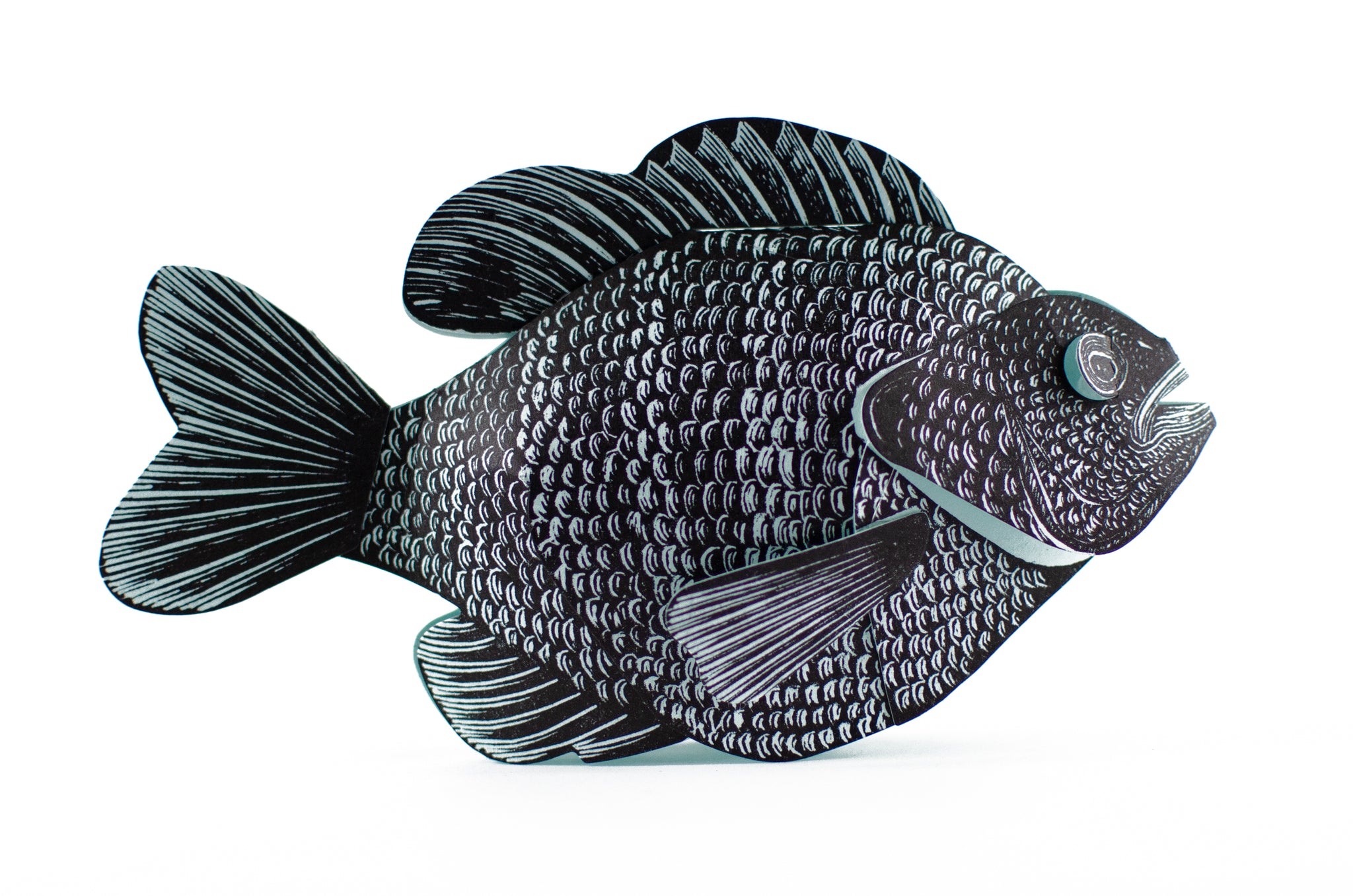 Bluegill Paper Sculpture- A DIY Kit